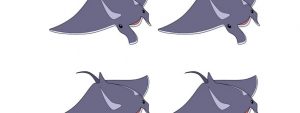 Manta Ray Cut Out – Small