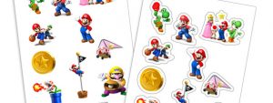 Mario Bros Stickers Printable