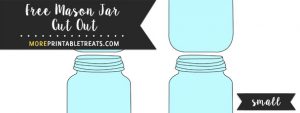 Mason Jar Cut Out – Small