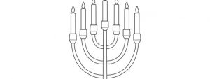 Menorah Template – Large