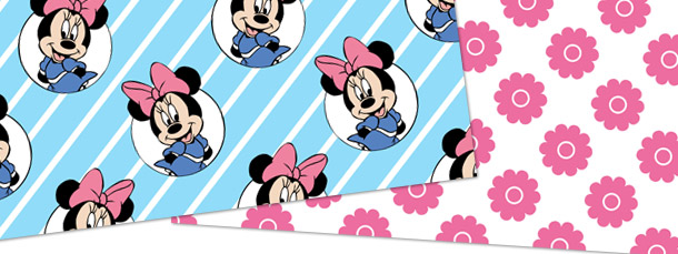 Free Printable Minnie Mouse Scrapbook Papers