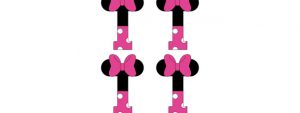 Minnie Mouse Style Letter I Cut Out – Small