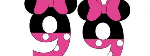 Minnie Mouse Style Number 9 Cut Out – Medium