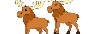 Moose Cut Out – Medium