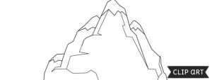Mountains Template – Clipart
