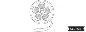 Movie Film Reel Template – Clipart