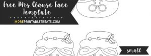 Mrs. Clause Face Template – Small