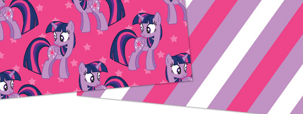 Free Printable My Little Pony Characters Wrapping Paper