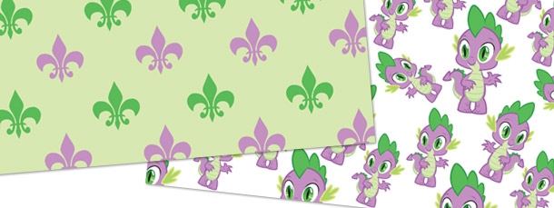 Free Printable My Little Pony Pattern Paper