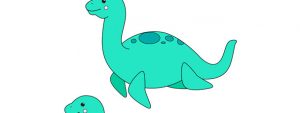 Nessie The Lochness Monster Cut Out – Medium