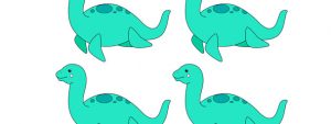 Nessie The Lochness Monster Cut Out – Small
