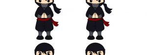 Ninja Cut Out – Small