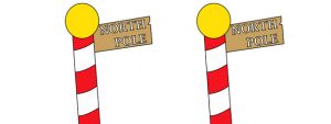 North Pole Cut Out – Medium