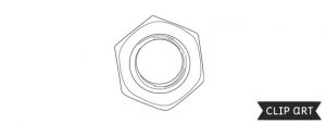 Nut Template – Clipart