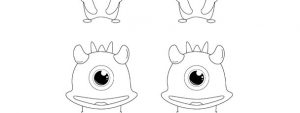 One Eyed Monster Template – Small