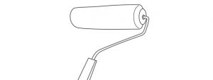 Paint Roller Template – Large