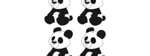 Panda Cut Out – Small