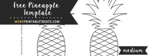 Pineapple Template – Medium