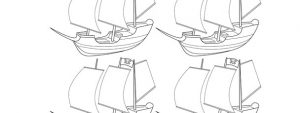 Pirate Ship Template – Small