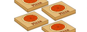 Pizza Box Cut Out – Small