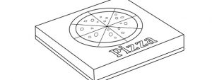 Pizza Box Template – Large