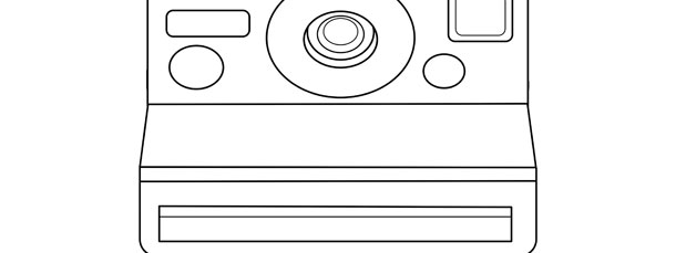 Polaroid Camera Template Large