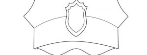 Police Hat Template – Large