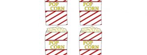 Popcorn Bag Cut Out – Small