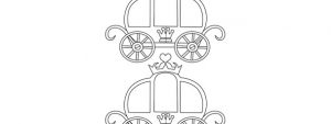 Princess Carriage Template – Medium