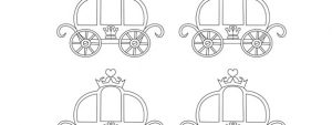 Princess Carriage Template – Small