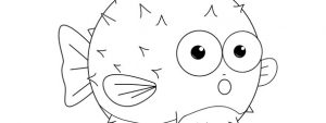 Pufferfish Template – Large