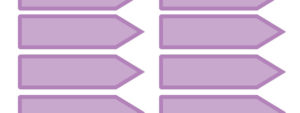 Purple Arrow Flag Labels