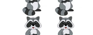 Raccoon Cut Out – Small