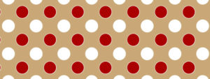 Red and Gold Polka Dot Scrapbook Paper