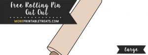 Rolling Pin Cut Out – Large