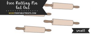 Rolling Pin Cut Out – Small