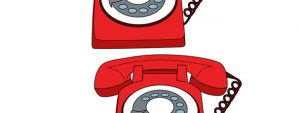 Rotary Phone Cut Out – Medium