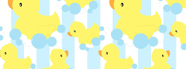 Rubber Duck Scrapbook Paper