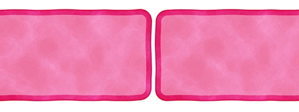 Ruby Pink Saturated Watercolor Rectangle Labels