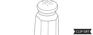 Salt Shaker Template – Clipart