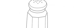 Salt Shaker Template – Large