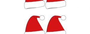 Santas Cap Cut Out – Small