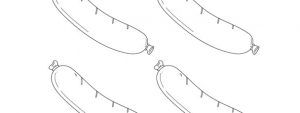 Sausage Template – Small