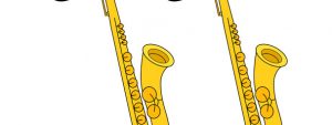 Saxophone Cut Out – Medium