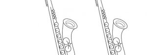 Saxophone Template – Medium