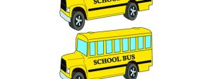 School Bus Cut Out – Medium