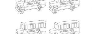 School Bus Template – Small