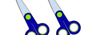 School Scissors Cut Out – Medium