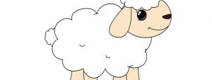 Sheep Cut Out – Large