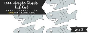 Simple Shark Cut Out – Small